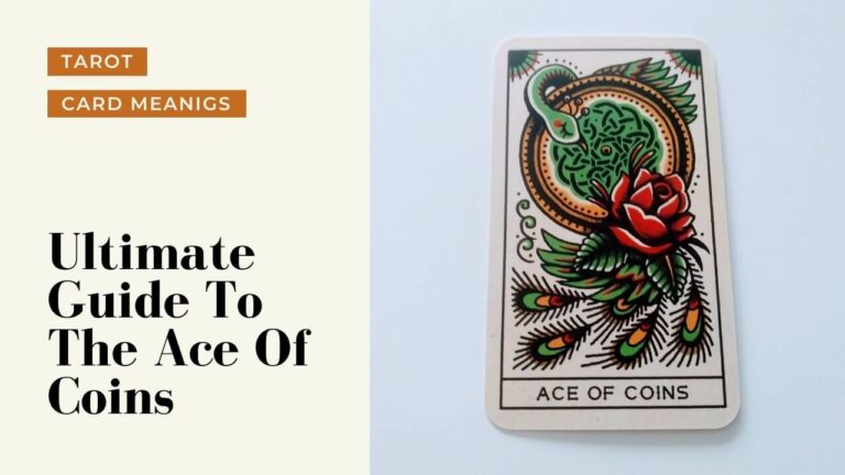 Ultimate Guide To The Ace Of Coins | Helpful Tarot Guide | Tarot Happy